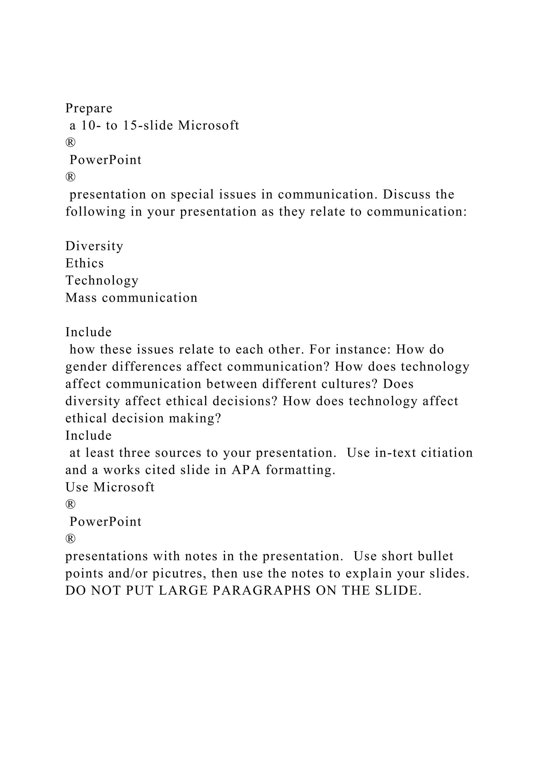 Prepare a 10- to 15-slide Microsoft® PowerPoint® present.docx
