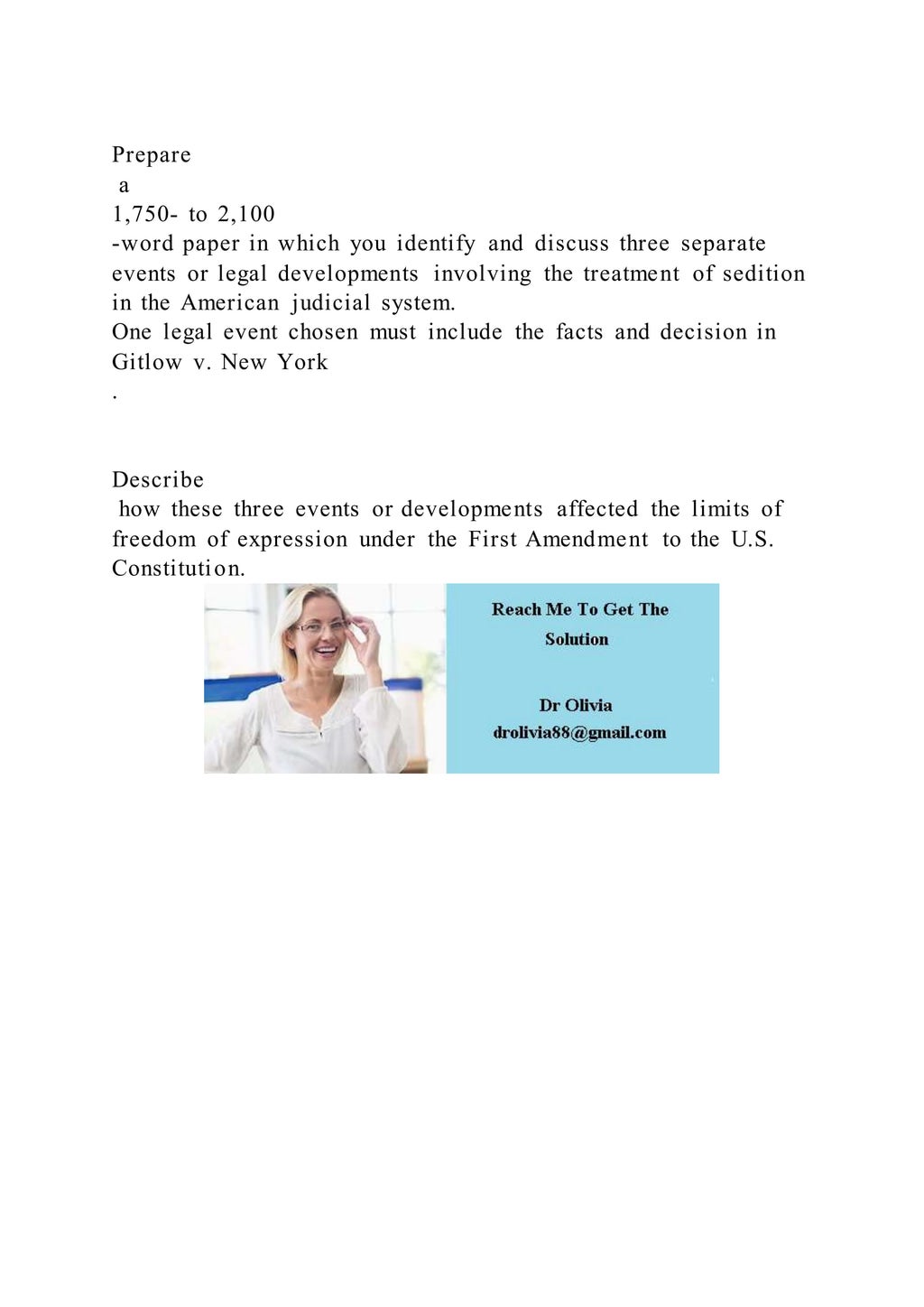 Prepare a 1,750- to 2,100-word paper in which you identify and | DOCX