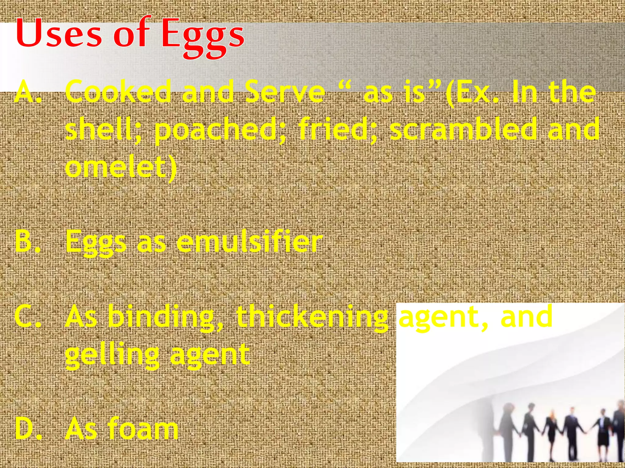 Prepare and cook egg dishes | PPTX