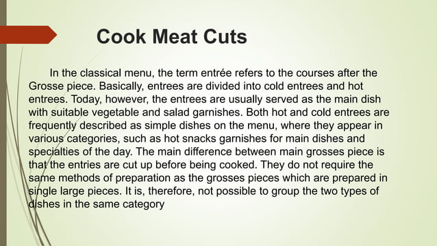 Prepare And Cook Meat.pptx Quarter II Module | PPTX