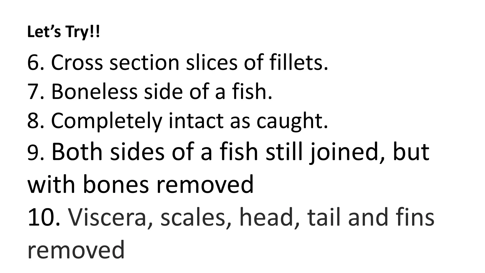 Prepare and Cook Seafood Dishes for grade 10pptx | PPTX