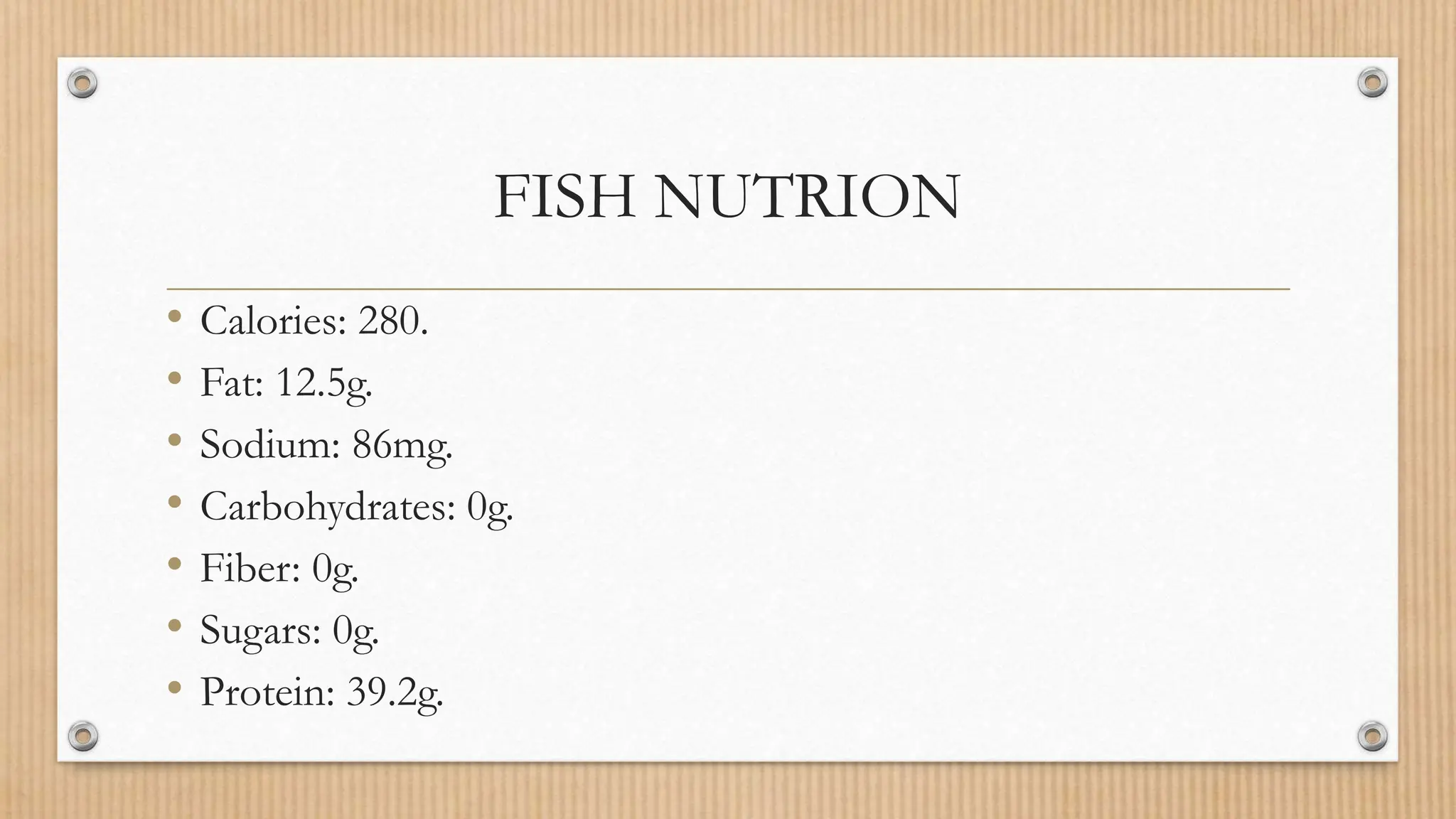 PREPARE AND COOK SEAFOOD DISHES(Fish Nutritional Value).pptx