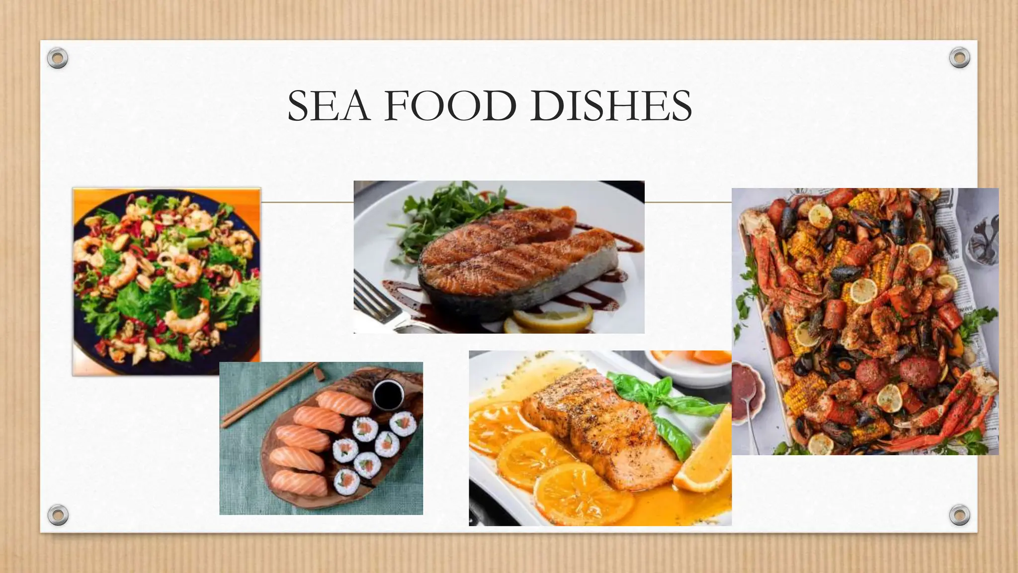 PREPARE AND COOK SEAFOOD DISHES (Processing fish and Principles of ...