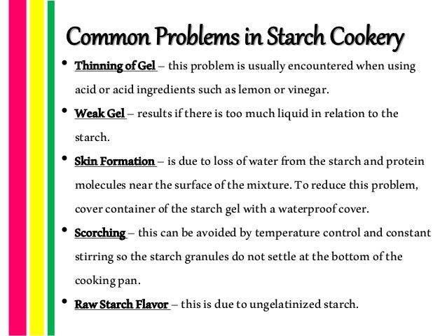 Prepare and cook starch and cereals dishes