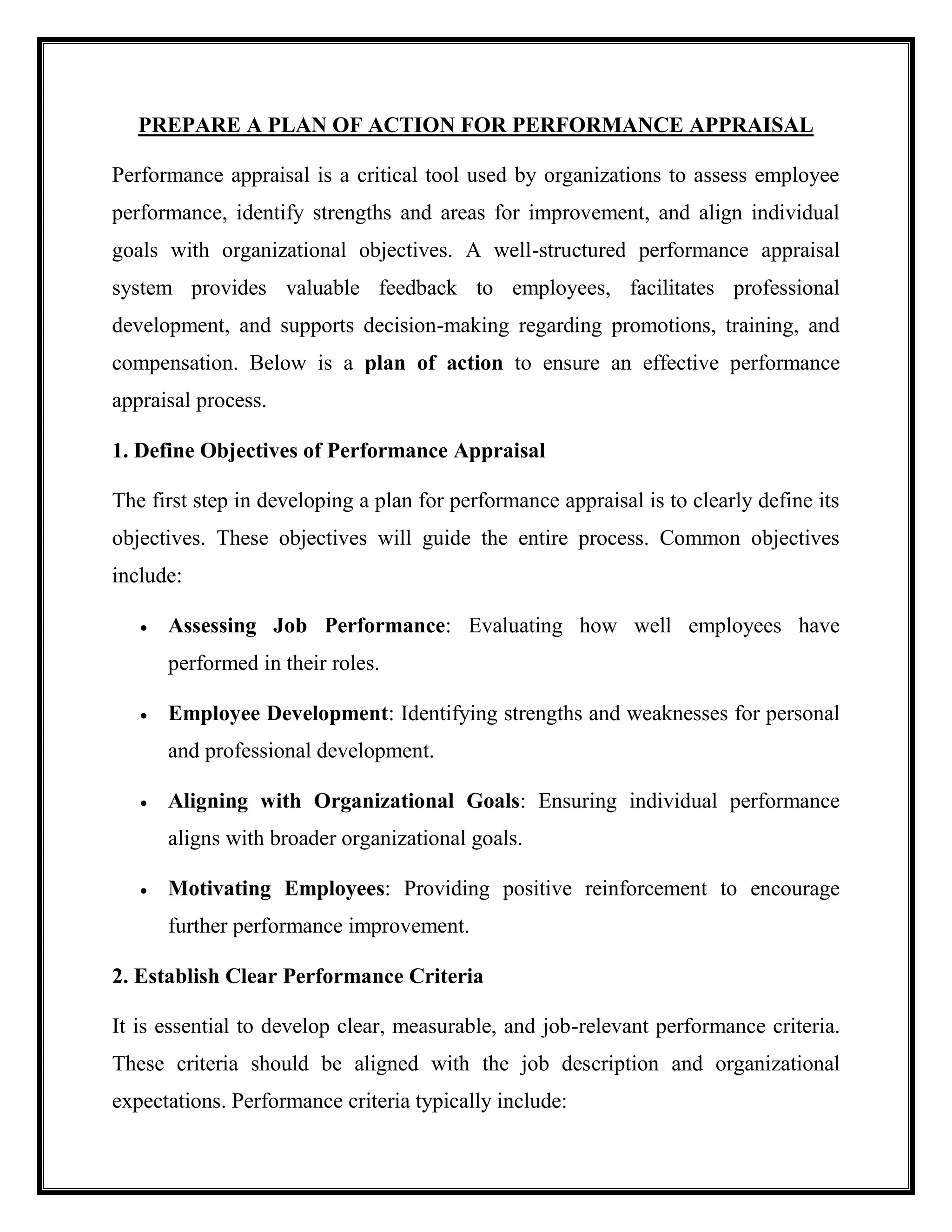 PREPARE A PLAN OF ACTION FOR PERFORMANCE APPRAISAL.pdf