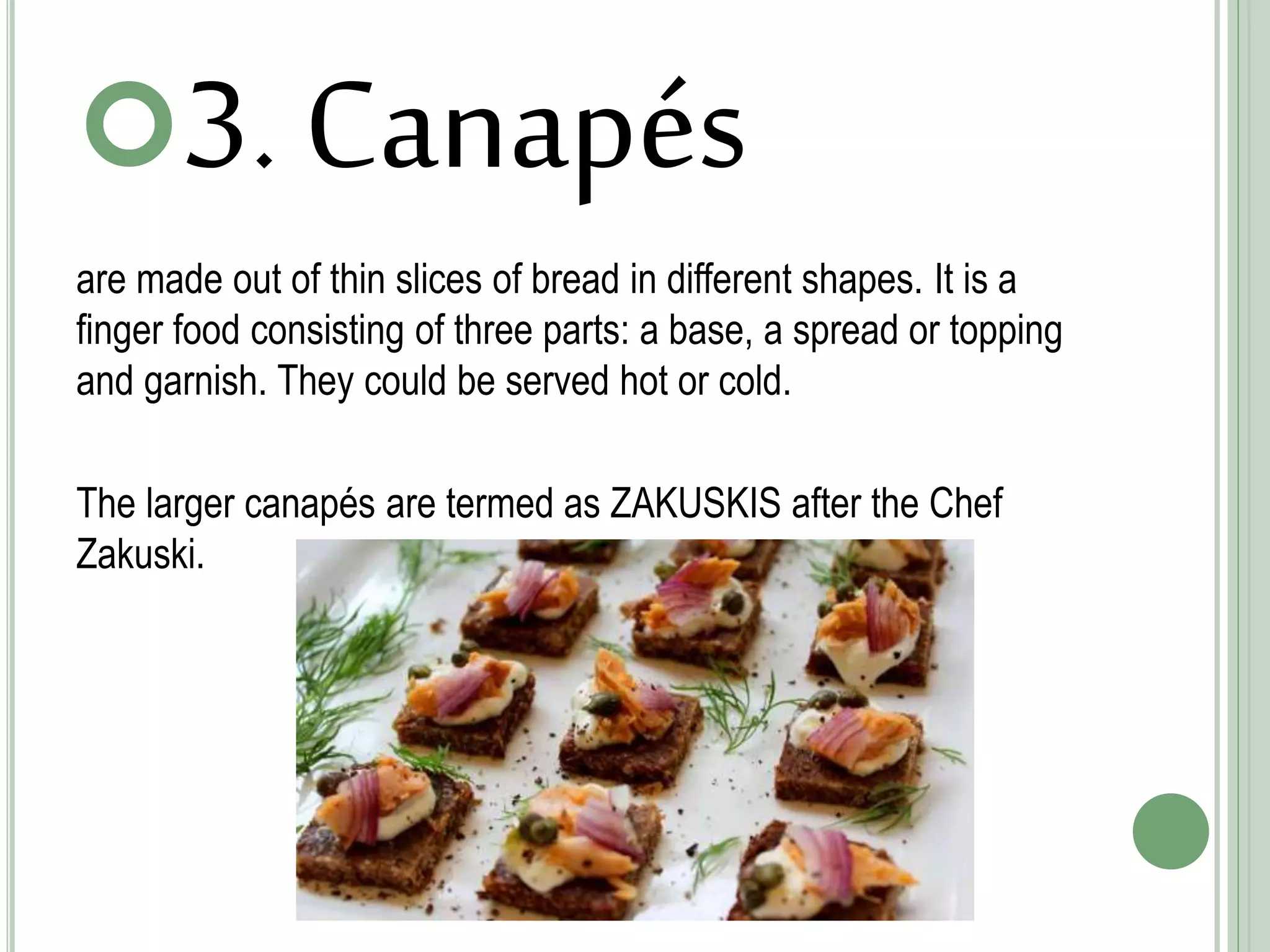 Prepare appetizers | PPTX