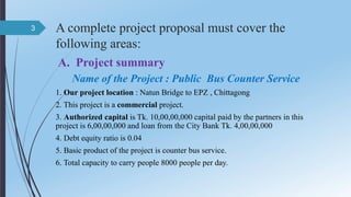 Prepare a project proposal on transportation systems | PPTX