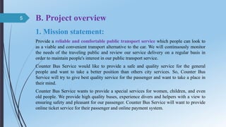 Prepare a project proposal on transportation systems | PPTX
