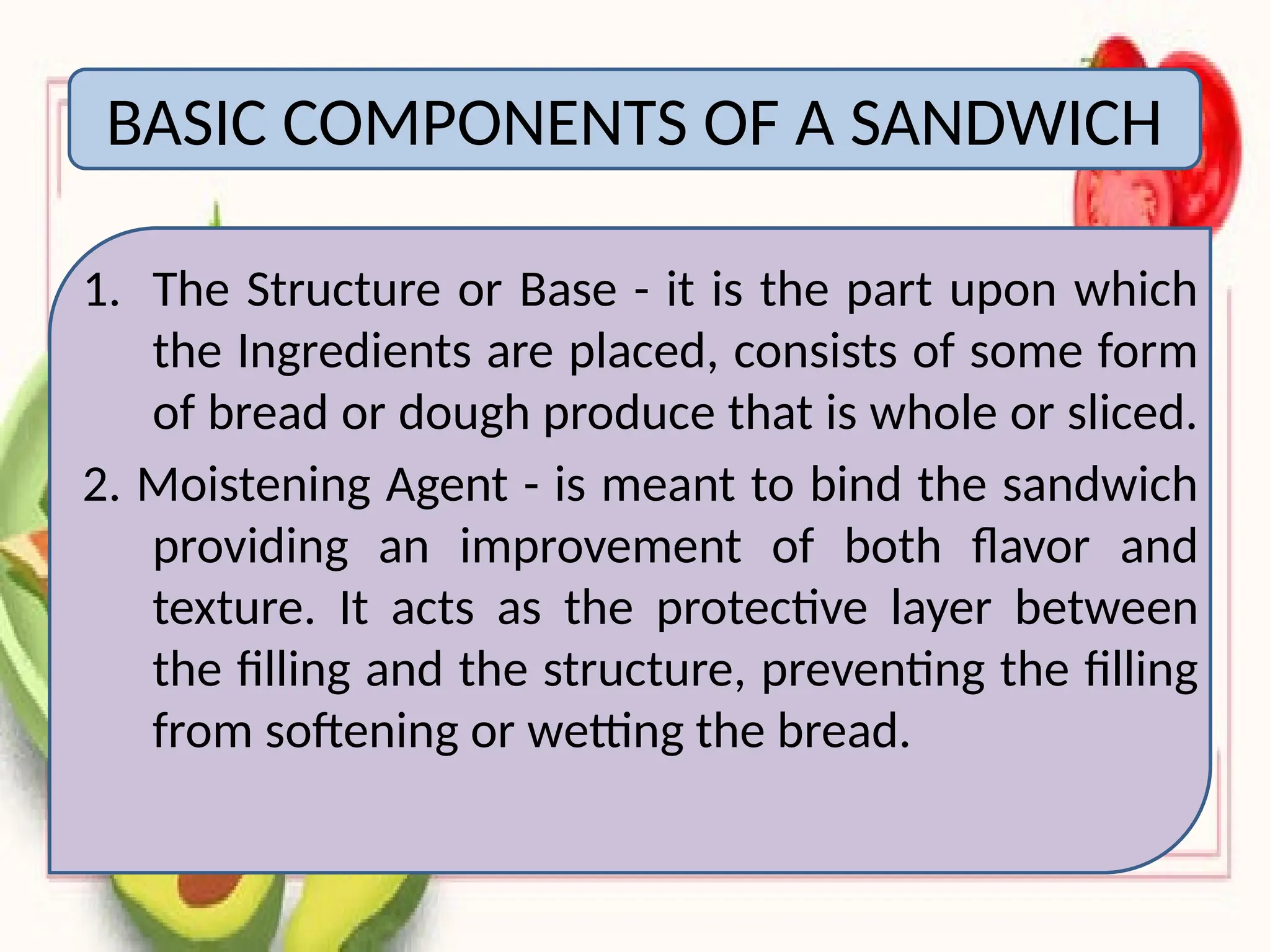 Prepare a variety of Sandwiches 12.pptx
