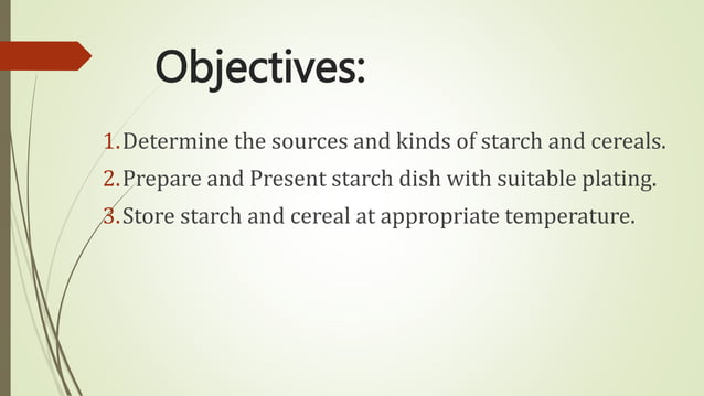 Prepare Cereal and Starch Dishes.pptx Quarter II Module6 | PPTX