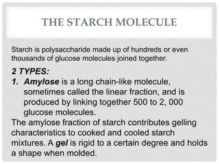 Prepare cereals and starch | PPTX