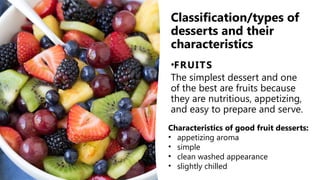 Prepare Dessert TLE 9-COOKERY PowerPoint Presentation | PPTX
