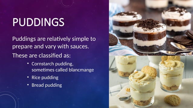 WAYS TO PREPARE HOT AND COLD DESSERTS.pptx | Desserts and Baking | Food & Drink