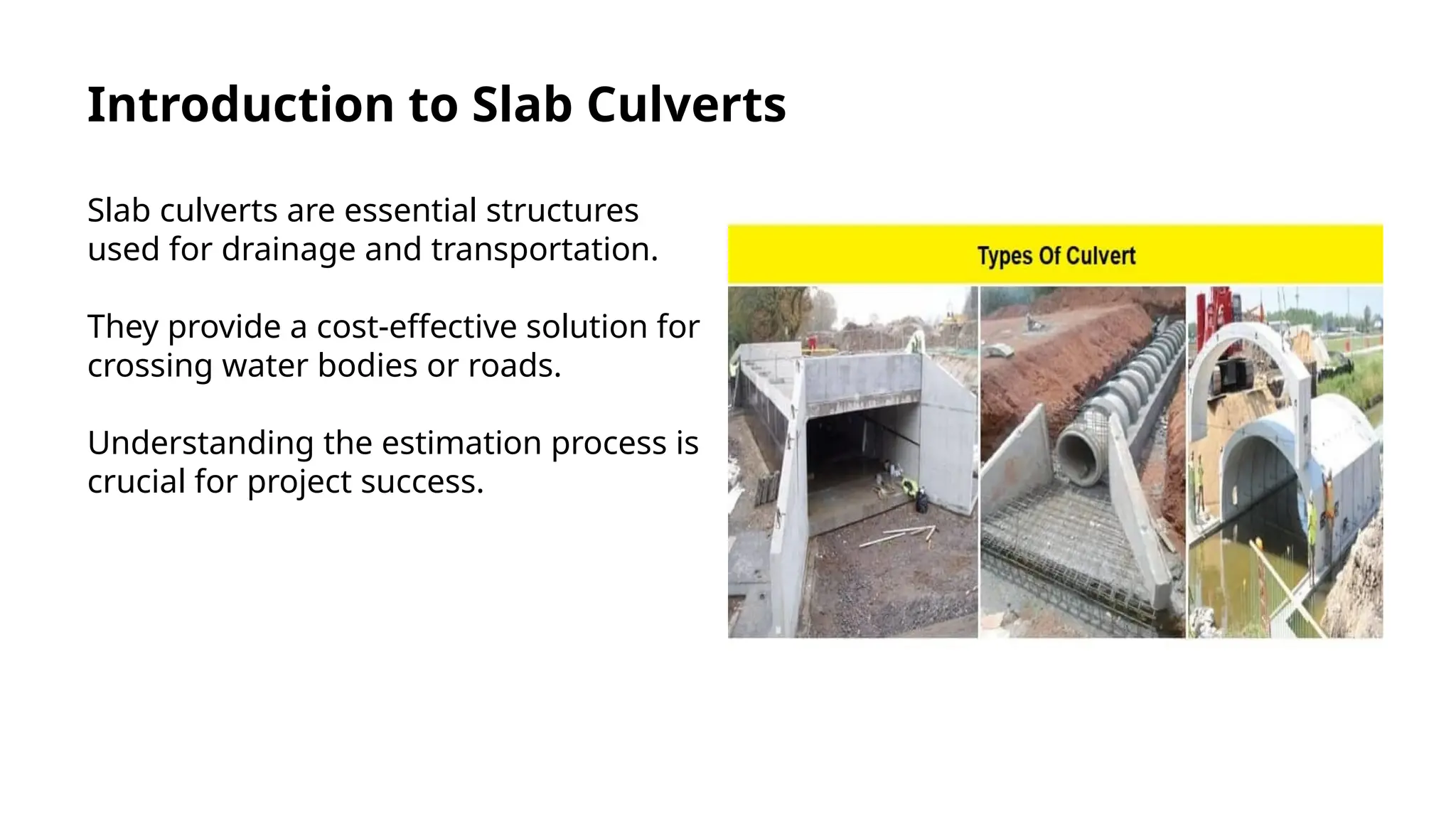 Prepare Detailed Estimate For Construction Of Slab Culvert.pptx