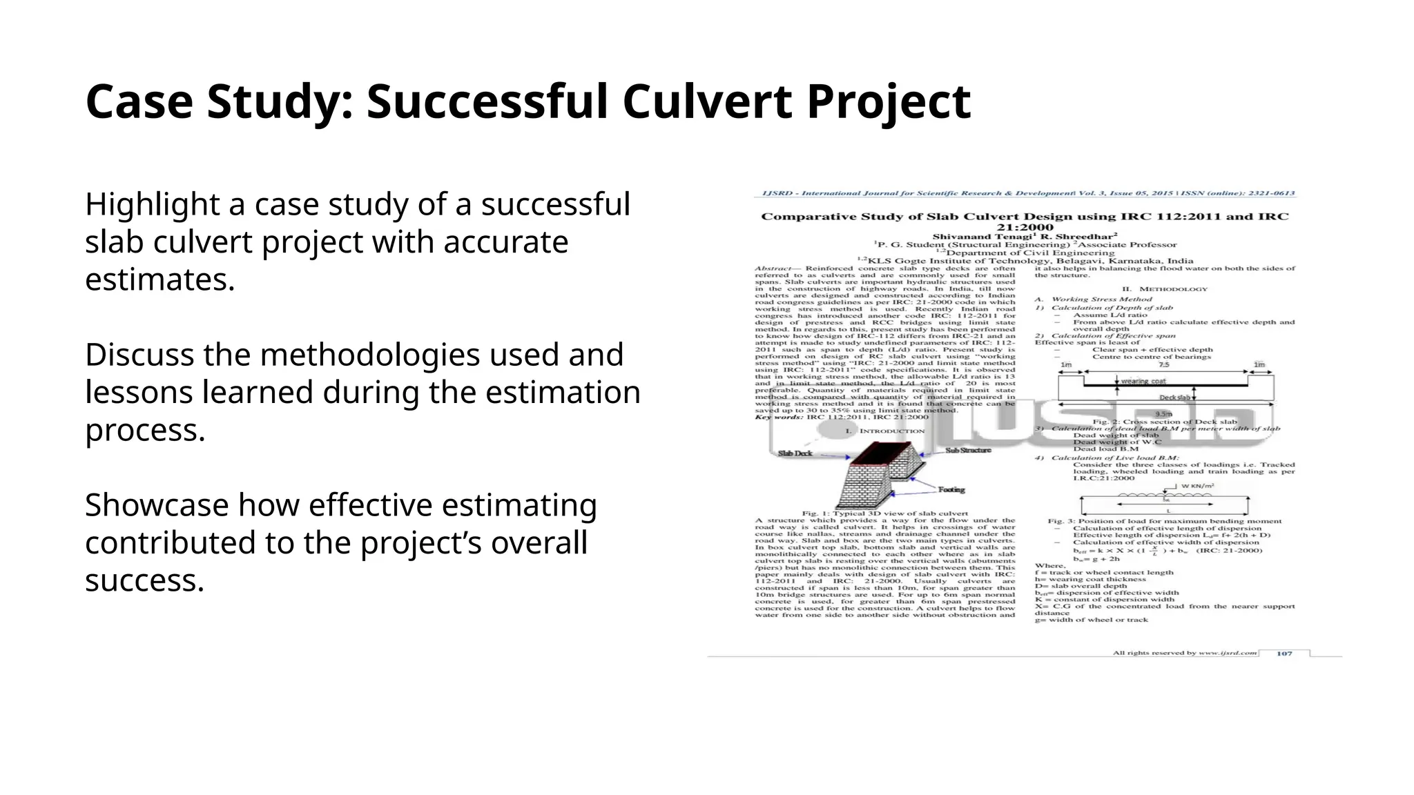 Prepare Detailed Estimate For Construction Of Slab Culvert.pptx
