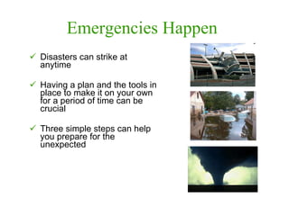 Emergencies - How To Prepare! | PPT
