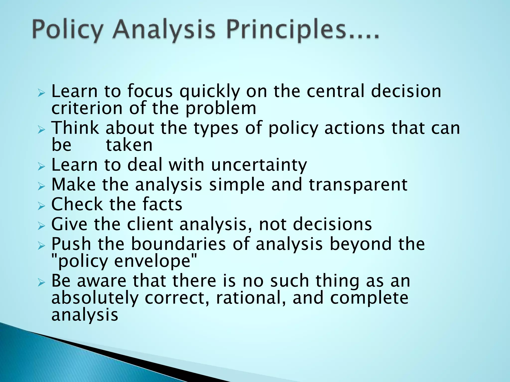 presenttion policy analysis | PPTX