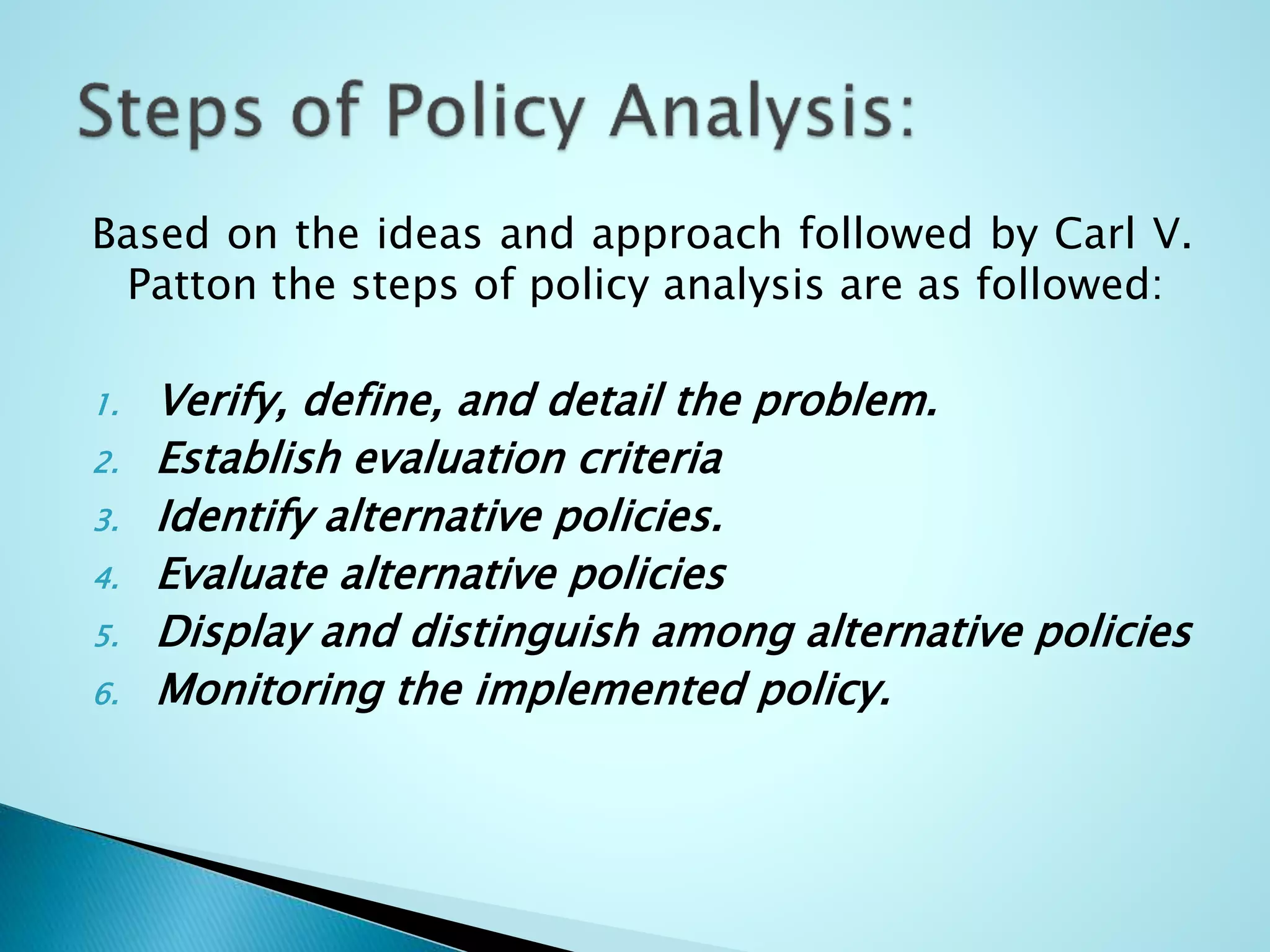 presenttion policy analysis | PPTX