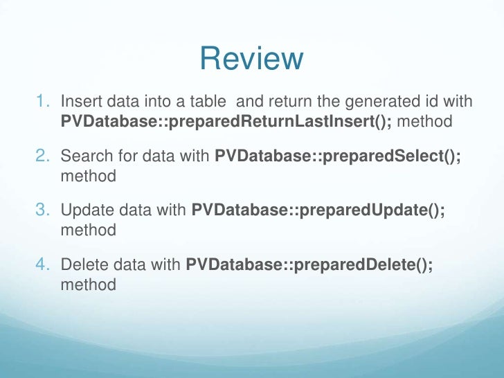 Sql Prepared Statements Tutorial