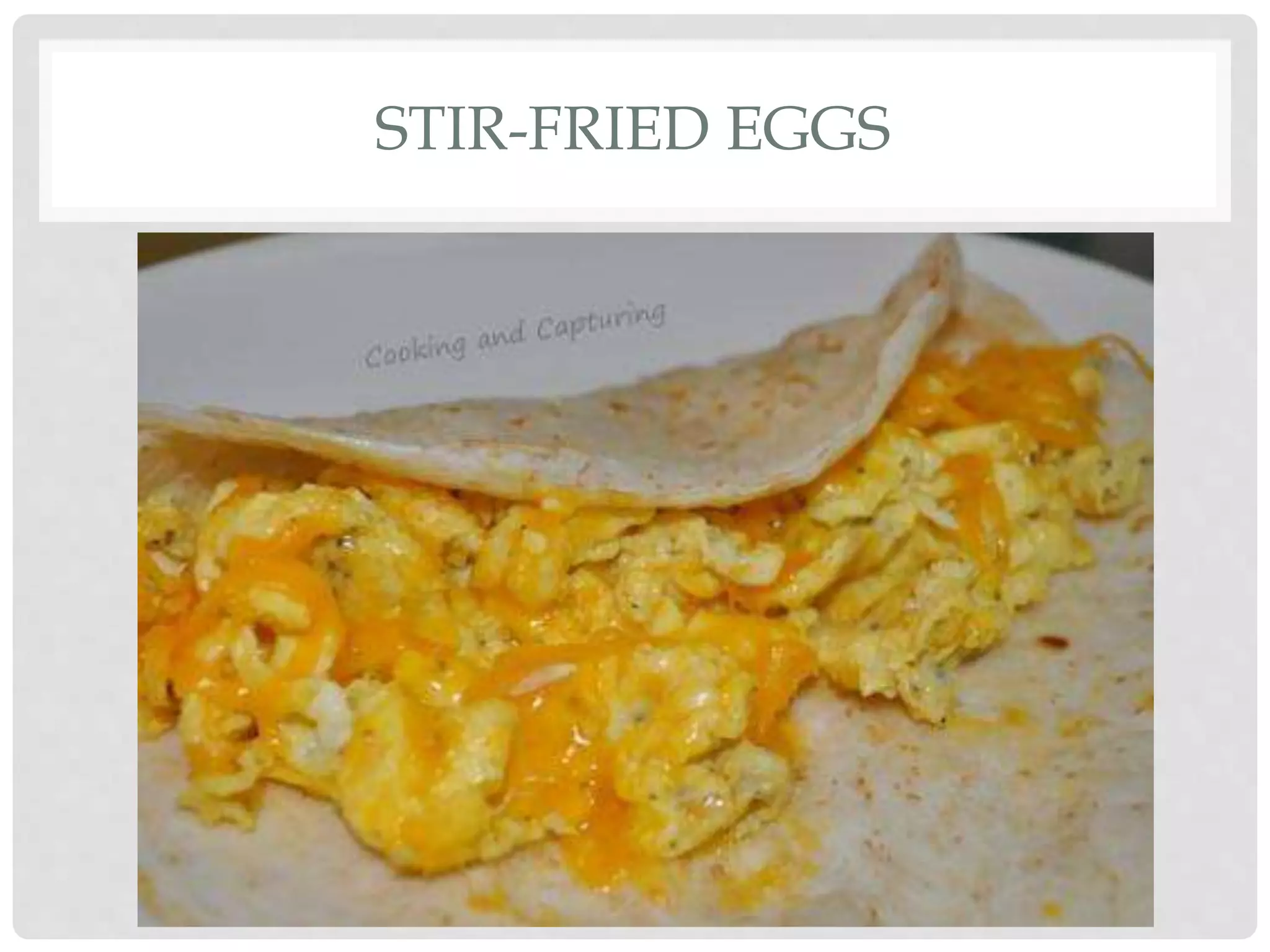 Prepare egg dishes | PPTX