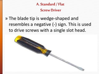 Prepare electrical supplies, materials and tools | PPTX