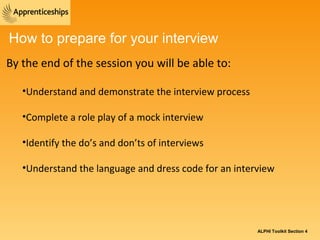 Prepare for interview | PPT