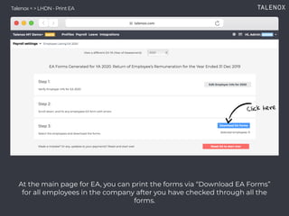 Print Form EA from Talenox | PPT