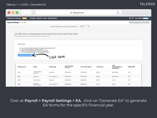 Print Form EA from Talenox | PDF