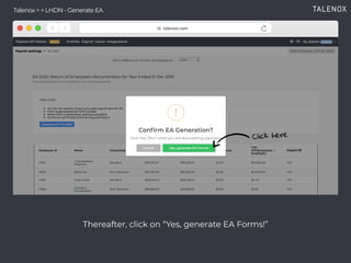 Print Form EA from Talenox | PDF