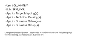 Sharing knowledge for FIORI catalog and group | PPT
