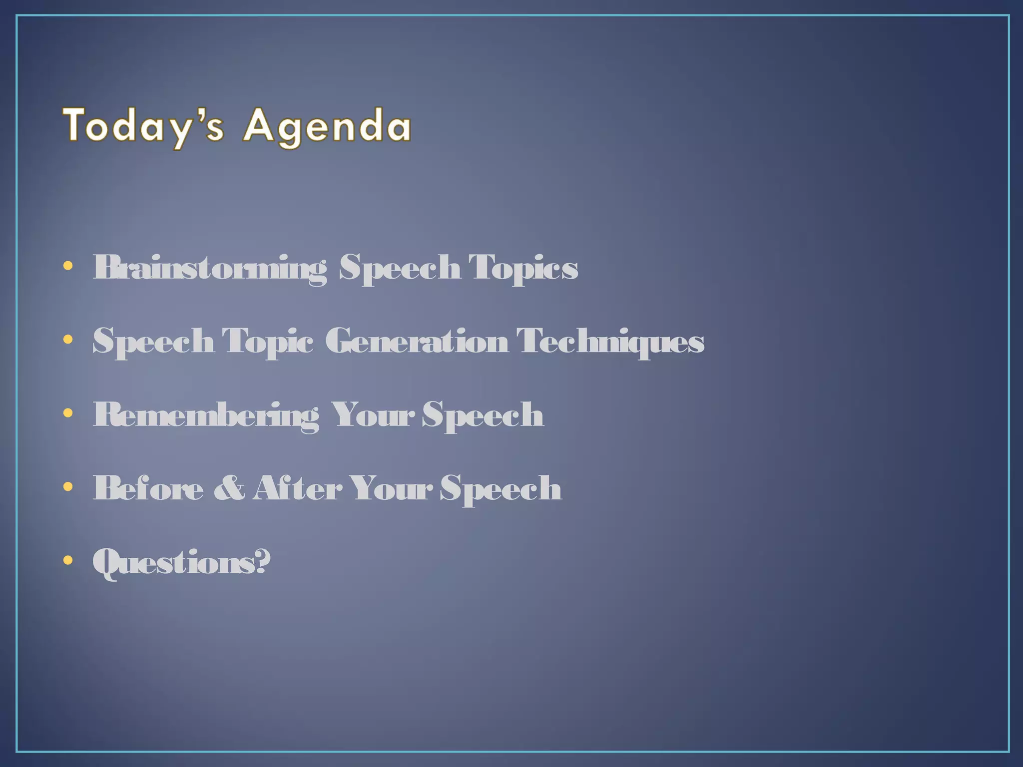 Prepare for Speech Success - Tips, Tricks and Hacks | PPT