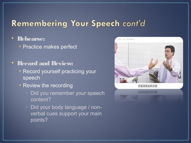 Prepare for Speech Success - Tips, Tricks and Hacks | PPT