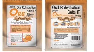 Prepare ORS from ORS packet and explain its use | PPTX