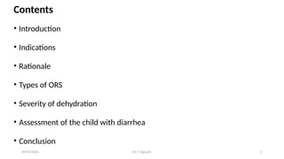 Prepare ORS from ORS packet and explain its use | PPTX