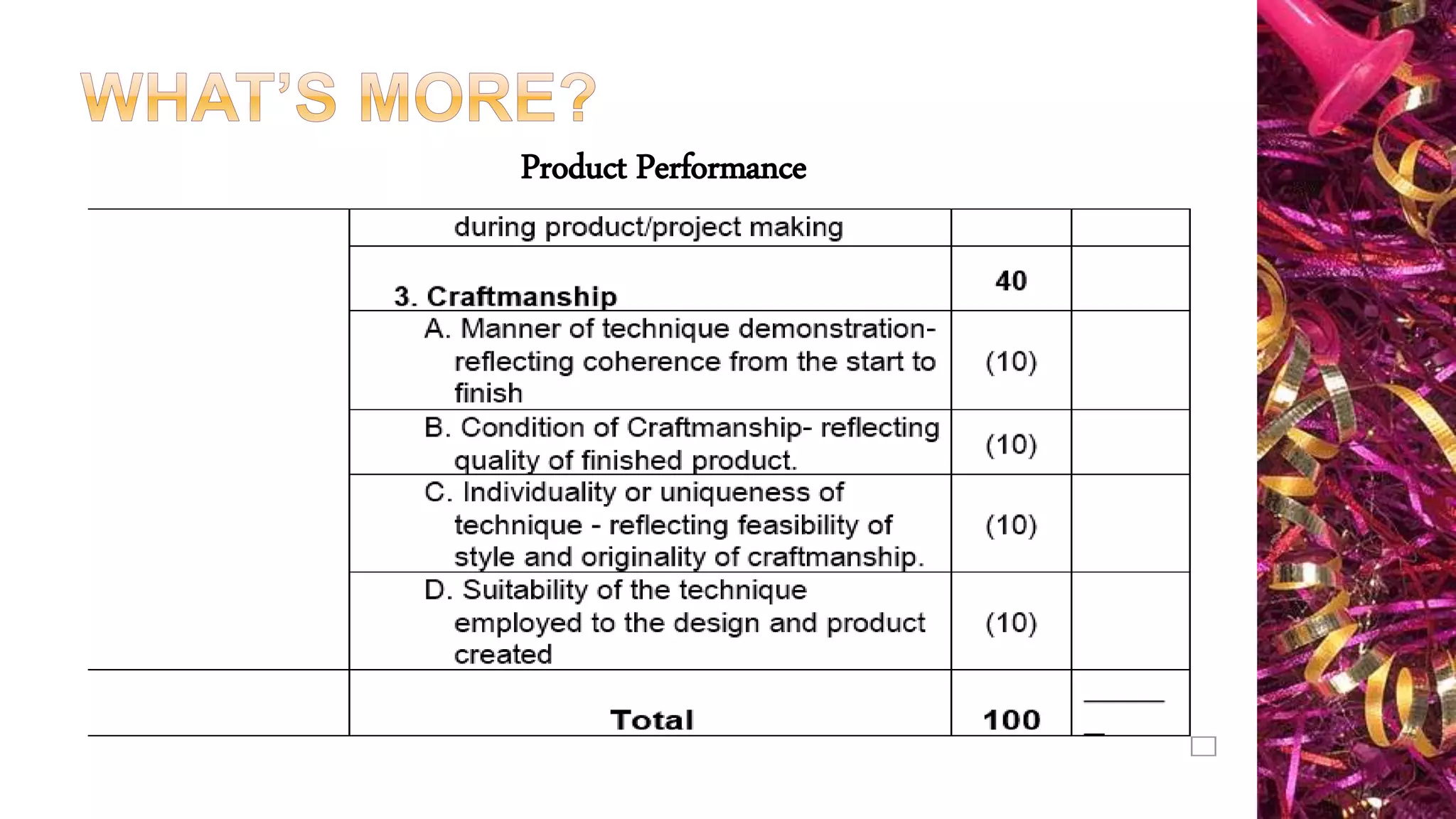 Prepare packaging of finished fashion accessory | PPTX