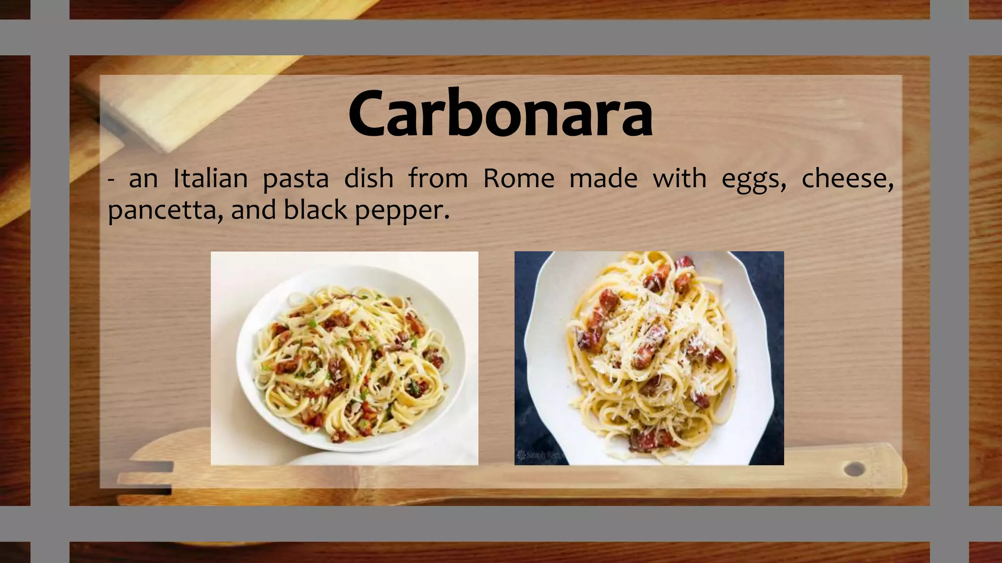 Prepare pasta, grains and farinaceous dishes | PPTX