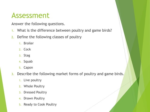 Prepare Poultry and Game Dishes.pptx | Birds | Pets