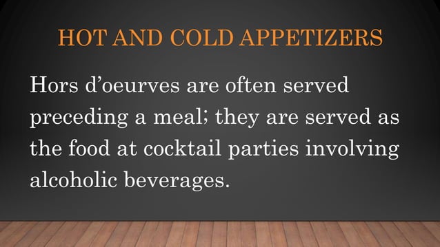 Grade 11 - Prepare range of appetizer.pptx