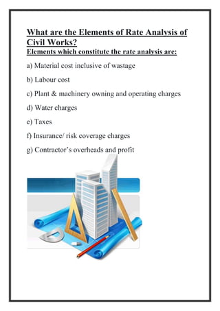 PREPARE RATE ANALYSIS OF PAINTING WORK USING OBD , PLASTIC EMULSION OIL ...