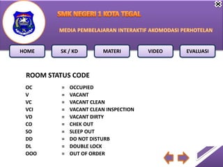 Prepare room for guest in hotel | PPTX