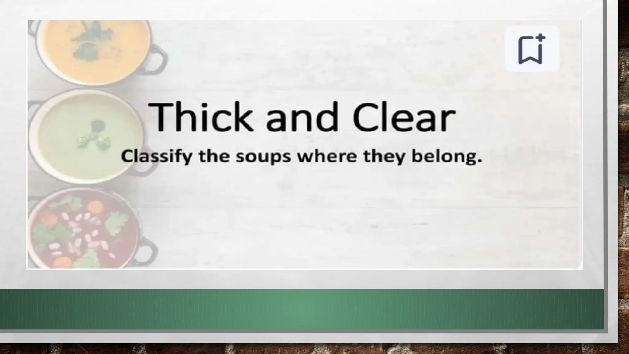 Prepare soups required for menu items COOKERY 10 2ND WEEK.pptx