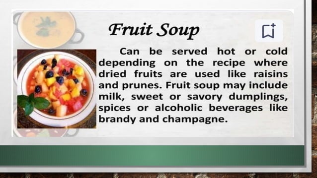 Prepare soups required for menu items COOKERY 10 2ND WEEK.pptx