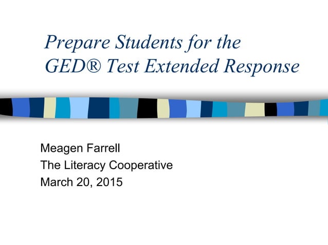 Prepare Your Students for the GED Test Extended Response | PPTX ...