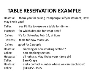 PREPARE THE DINING ROOM.pptx