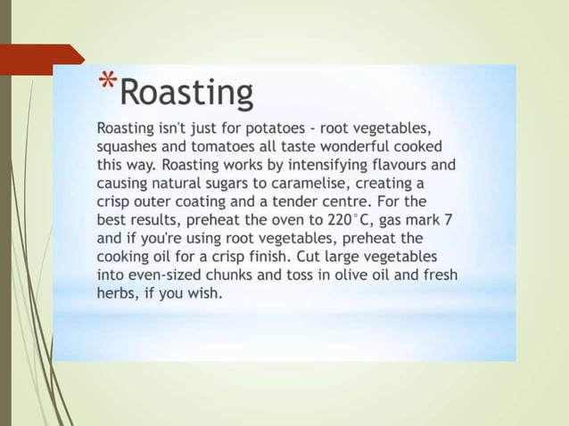 prepare vegetable dishes. ppt. cookery 12 | PPT