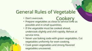 SHS: LESSON Prepare Vegetable Dishes PPT | PPTX