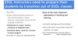 Prepare your esol students for the real world with pbl google docs pres ...
