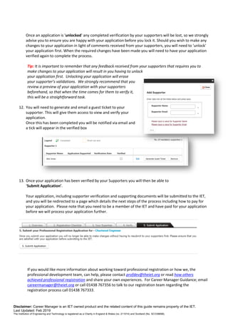 Preparing a-professional-registration-app-v21-feb-2019 | PDF