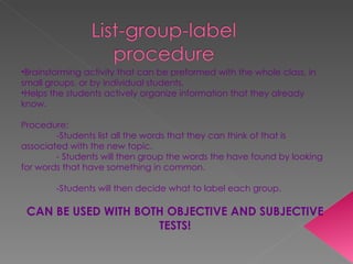 Preparing For Test | PPT