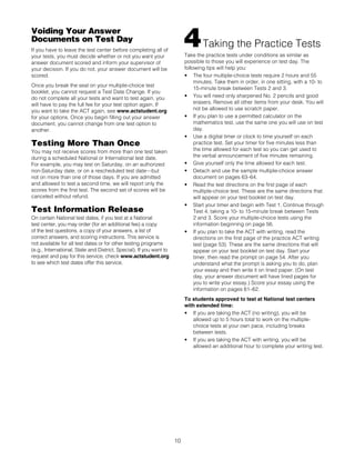 ACT Practice Test 2017 | 2018 | PDF